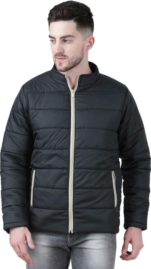 Buy AD & AV Men Black Solid Nylon Single Jacket Online at Best Prices ...