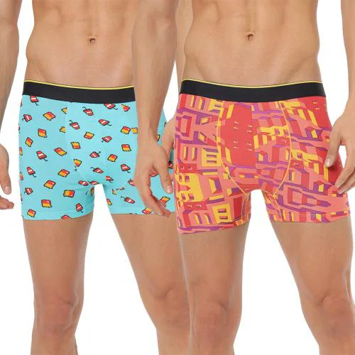 Buy bummer Printed Trunks For Men | Micro Modal Fabric Feels Soft & Cozy | 4 Way Stretch ...