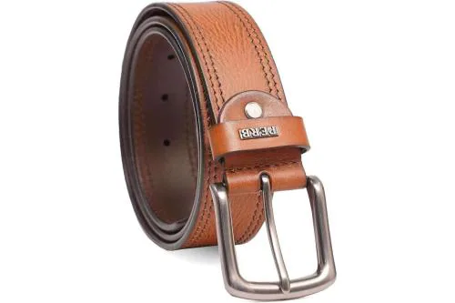 Buy PERB Buffalo Leather Blets for Men's - Pin Buckle Every Day Casual ...