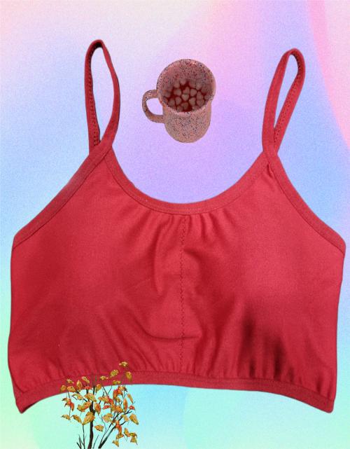 Buy Fresh Look Red color heavy Padded Full Coverage Women Sports Bra ...