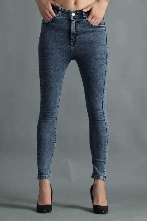 Buy Pompous Women Slim High Rise Grey Jeans Online at Best Prices in ...