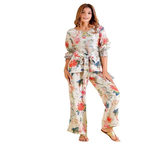 Buy Madhuriya Elegant Cotton Fabric Cord Set for Women (Multicolor ...