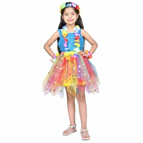 Buy ITSMYCOSTUME Goa Dress for Girls Kids Turquoise Online at Best ...
