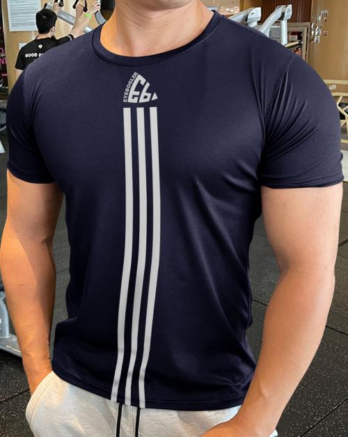 Buy Eyebogler Men Striped Round Neck Polyester T-Shirt Online at Best Prices in India - JioMart.