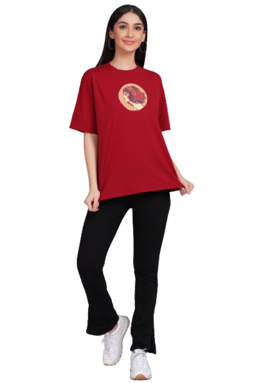 Buy WTF WEAR THE FASHION Printed Women Round Neck T-Shirt Online at Best Prices in India - JioMart.
