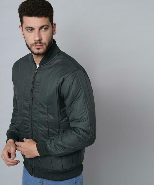 Buy QUIN FLETCHER Green Quilted Jacket Online at Best Prices in India ...