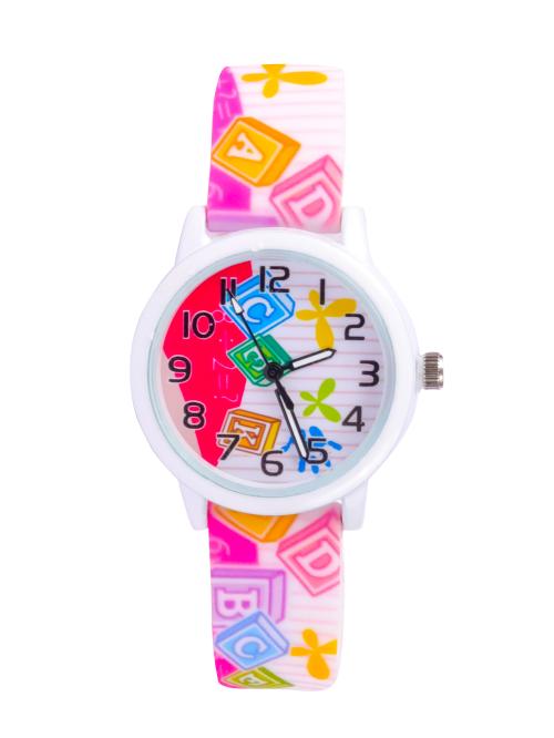 Buy Spiky Multicolor ABCD design Analog watch for Girls & Boys Wrist ...