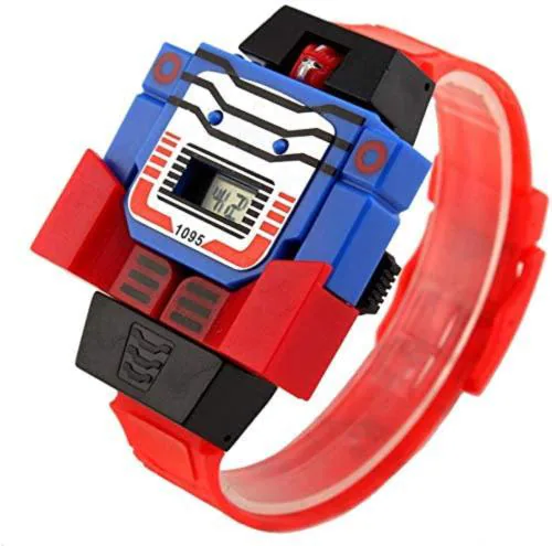 Buy Zest4Kids Multicolor Dial Strap Robot Transformers Toys Digital ...