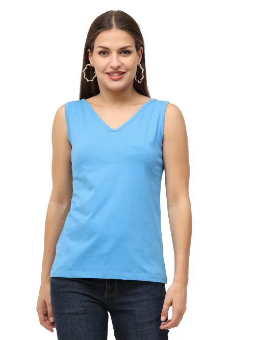Buy ECOLINE Clothing Eco-Friendly Women's Cotton Dual V Neck/Round Neck ...