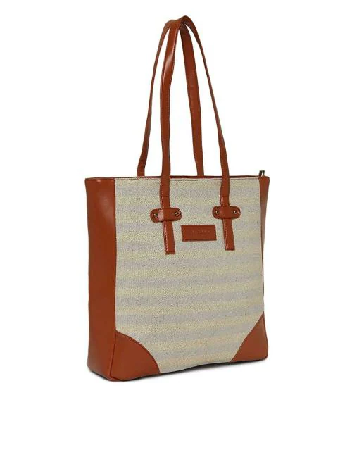 Buy KLEIO Multi-colour Faux Leather Tote Handbag For Women (EZL3002KL-YETA) Online at Best ...