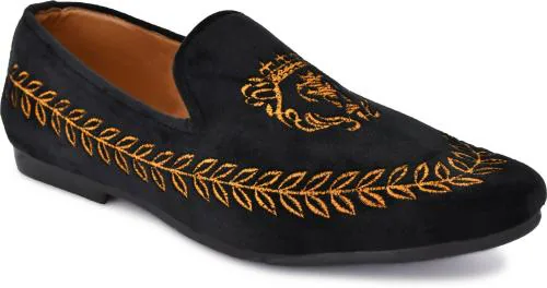 Buy ARICS Premium Embroidery Premium Nagra Shoes For Men Casuals For ...