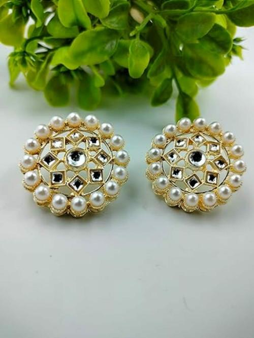 Buy Divisha - Resplendent RWW Stud Earrings - Timeless Beauty and ...