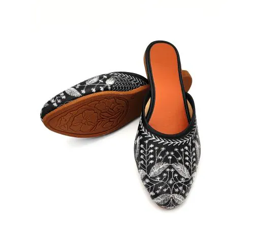 Buy Stepy Jari work Slipper | Rajasthani Slipper for women | Casual ...