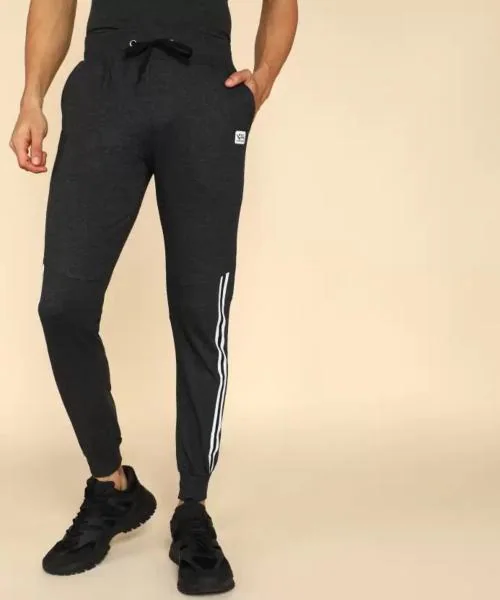 Buy GYRFALCON Mens Printed Track Pant | Joggers | Slim fit | Grey | XL ...