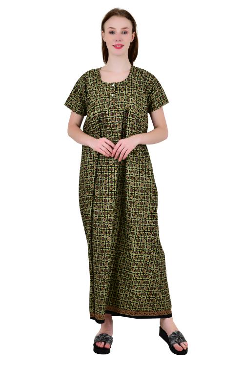 Buy Redglo Women's Cotton Printed Nighty / Night Wear/ Super Soft ...