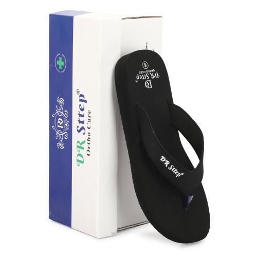 Buy DR STTEP Women's Black Synthetic Slip-on ORTHOPAEDIC| Diabetic ...