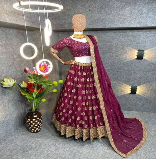 Buy MARUTI FASHION EMNRODERED ATTRACTIVE PARTY DRESS REGULAR FIT AND ...