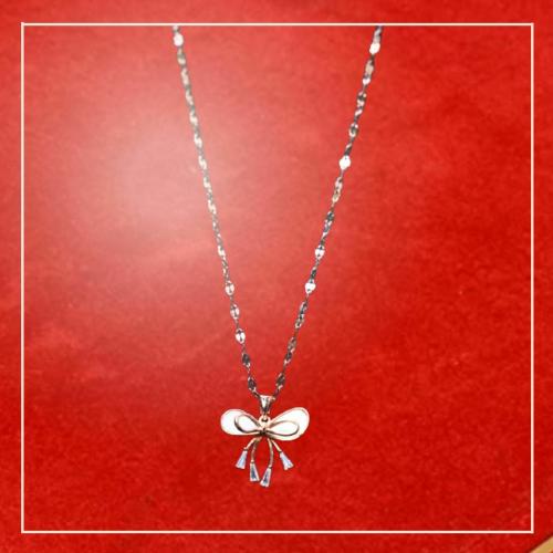 Buy Trend Kreations Small Leaf Design Chain Pendant For Women and Girl ...