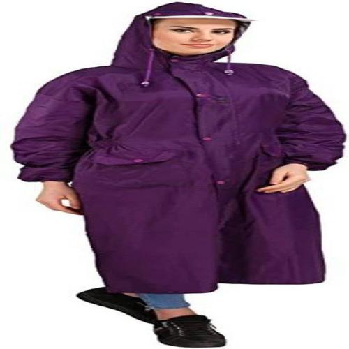 Buy YOUTH ROBE Women Purple Solid Polyester Raincoat - XXL Online at ...