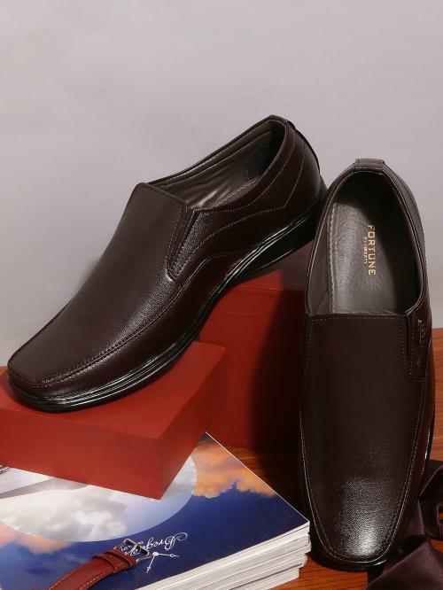 Fortune By Liberty Fort99-3_Brown Formal Shoes For Men - JioMart