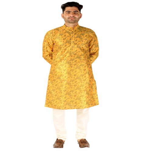 Buy Pro Ethic Style Developer Men's Kurta Pajama Silk Online at Best ...