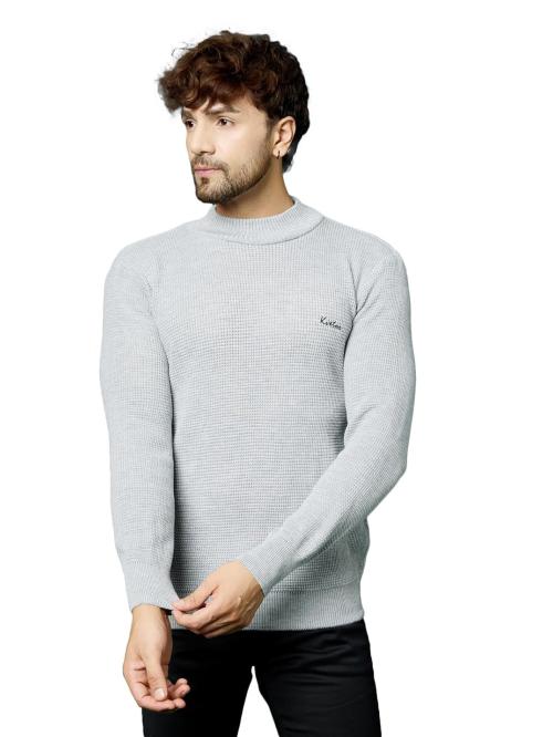 Buy Kvetoo Men High Neck Full Sleeve Winter Woolen Sweater Online at ...