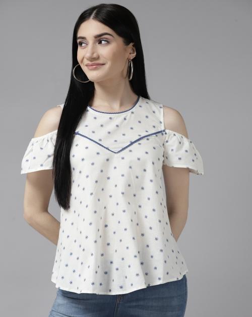 Buy Aarika Womens White Color Top Online at Best Prices in India - JioMart.