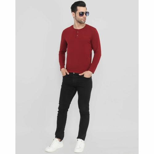 Buy Kavs Mens Henley T-Shirt Online at Best Prices in India - JioMart.