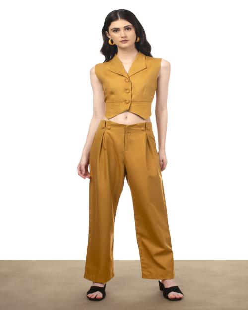 Buy Knot n Needle Yellow Co-ord Set (XL) Online at Best Prices in India - JioMart.