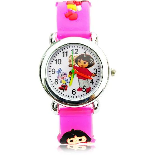 Buy NEUTRON Contemporary Analogue dora the explorer kids Pink Colour ...