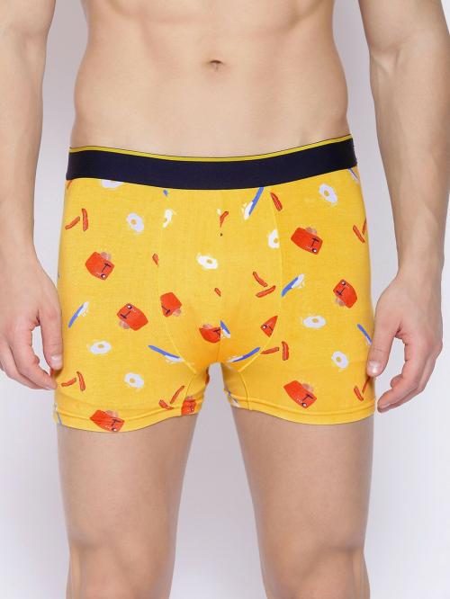 Buy Bummer Brekkie Yellow Printed Modal Trunks for Men Online at Best Prices in India - JioMart.