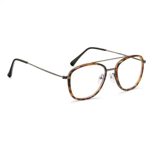 Buy Royal Son Square Blue Ray Cut Men Women Spectacles Frames Online at ...