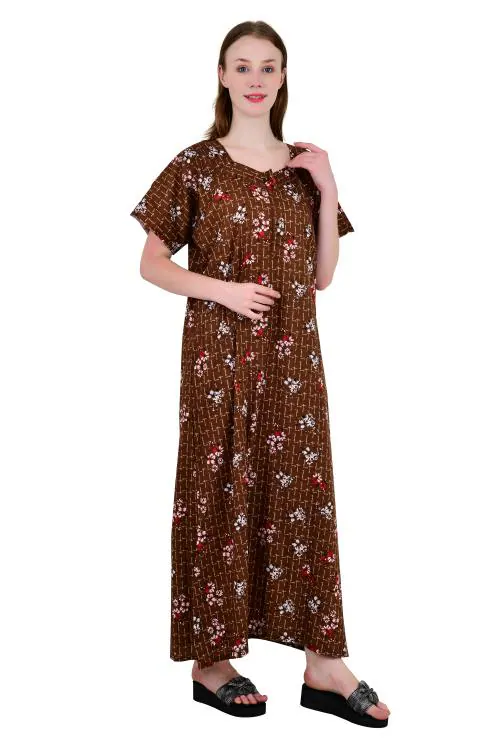 Buy Redglo Women's Cotton Printed Nighty / Night Wear/ Super Soft ...
