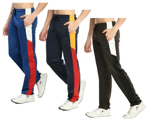 Buy KAYU Mens Solid Regular Fit Lower Track Pants (Pack of 3 ...