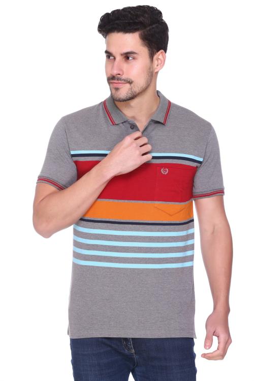 Buy Guyz Club Men's Regular Cotton blend Polo Tshirt -Milanch Online at ...