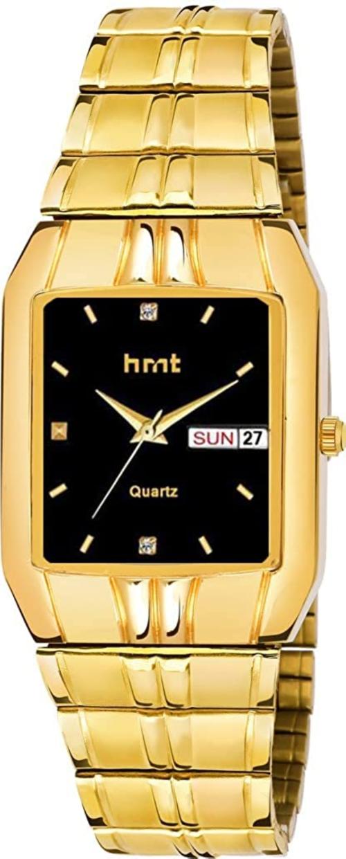 Buy hrnt Analog Gold Dial and Strap Watch for Men (HMTG-B9064) Online ...