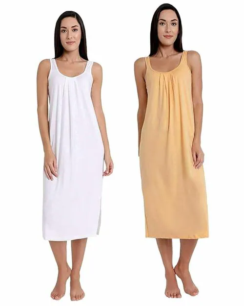 Buy TWGE Cotton Full Length Camisole for Women - Long Inner wear ...