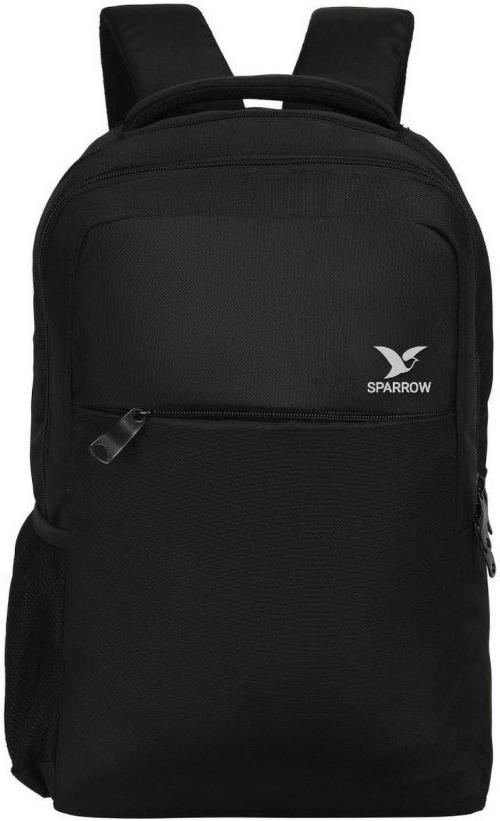 Buy SPARROW Your Tarvel Buddy Black Polyester Laptop Backpack, 36 L ...