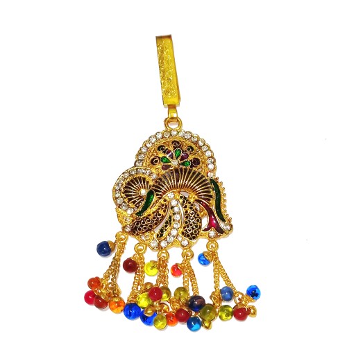Buy Adhira's wedding Special golden chabi challa/key chain Online at ...