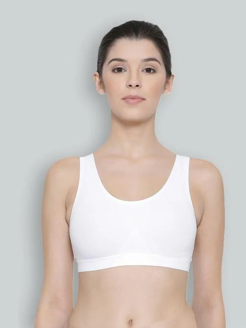 Buy Lyra Women's White Solid Sports Bra (White) Online at Best Prices in India - JioMart.
