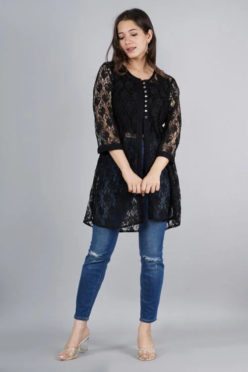 Buy Hegza Casual Lace Women Top Online at Best Prices in India - JioMart.
