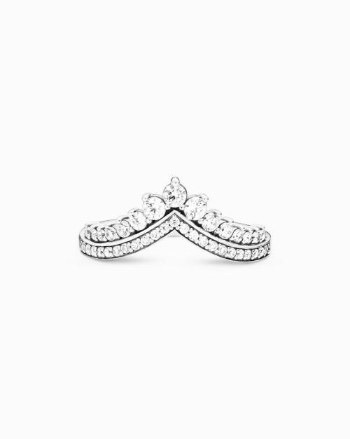 Buy Trishty Sterling Silver Queen Crown Ring | 925 Online at Best ...