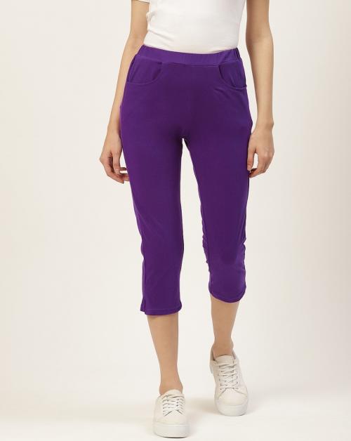 Buy BRINNS Women Olive Solid Capris Online at Best Prices in India ...