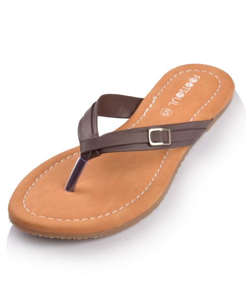Buy Footsoul Sentra Women's Flat's (Brown) (FSL-229-04) Online at Best Prices in India - JioMart.