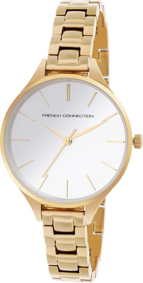 Buy French Connection Analog Silver Dial Gold Strap Watch For Women ...