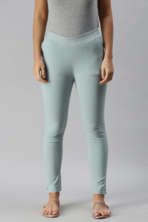 Buy Soch Women Sap Green Crepe Solid Pant Online at Best Prices in India - JioMart.