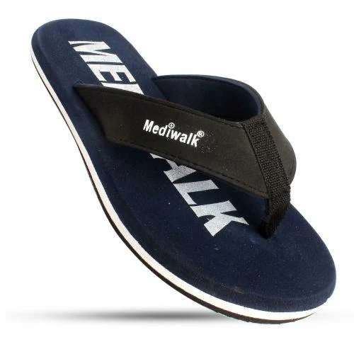 Buy Mediwalk's EVA|Premium|Comfort Navyblue Slippers/Flipflops for ...