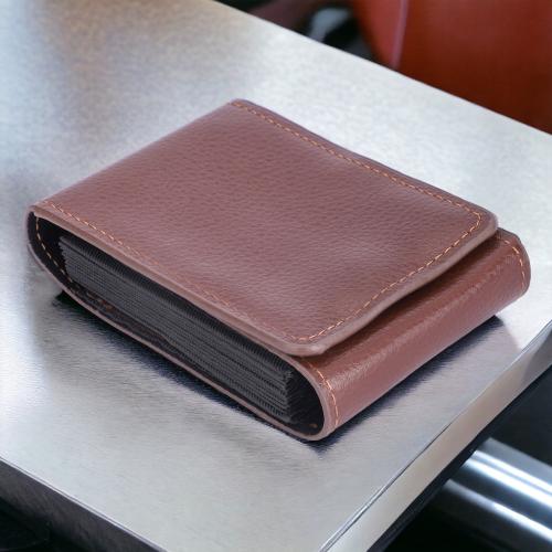 Buy Kastner Artificial Leather Tan Card Holder Online at Best Prices in ...