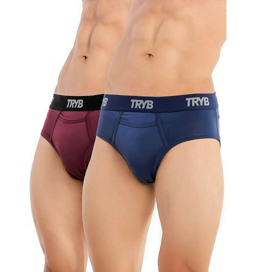 Buy TRYB Mens Sport Performance Stretch Underwear Quick Dry Moisture Wicking Athletic Boxer ...