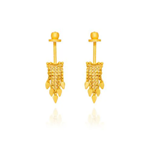 Buy arch fashion Traditional Gold Platted Maharastran Bugadi Earring ERG1817 Online at Best ...